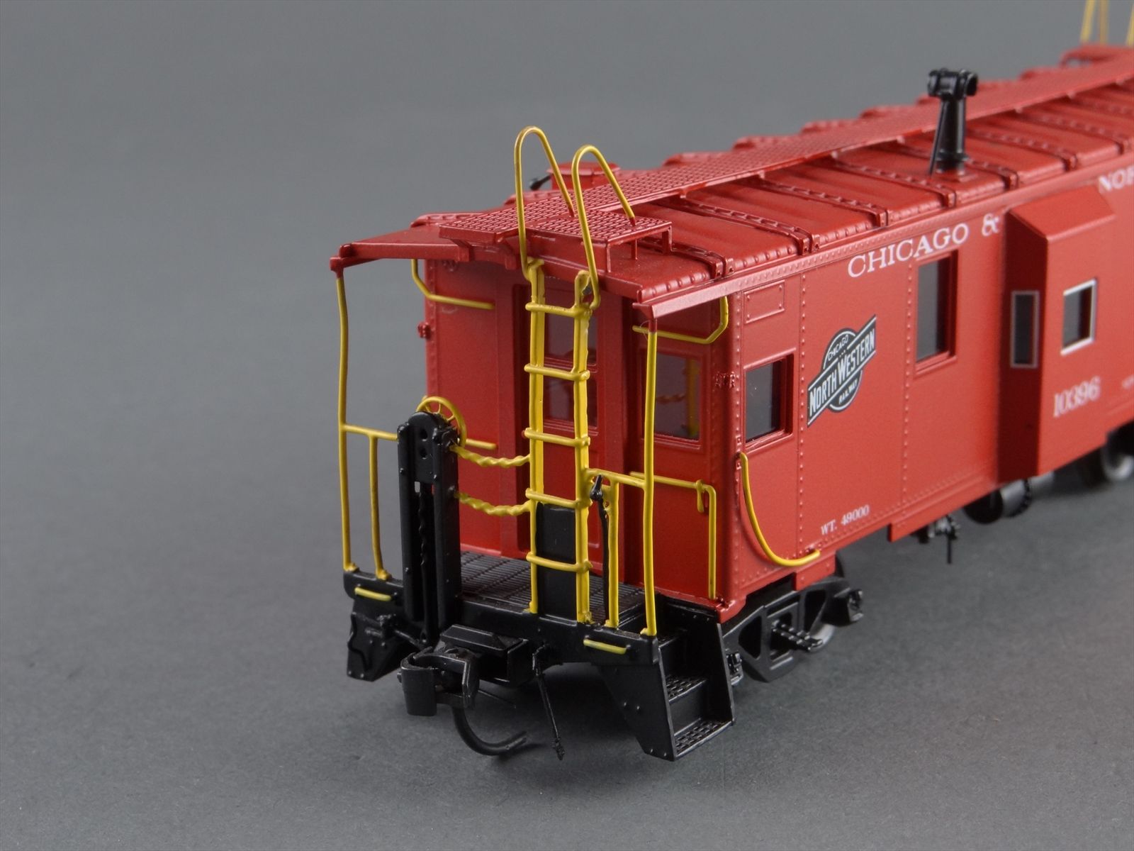 HO Brass Model Train - OMI 3701.1 Overland C&NW Steel Bay Window ...