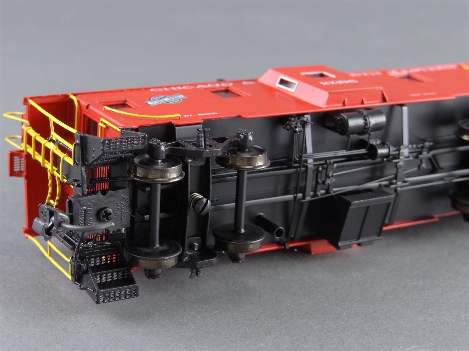 HO Brass Model Train - OMI 3701.1 Overland C&NW Steel Bay Window ...