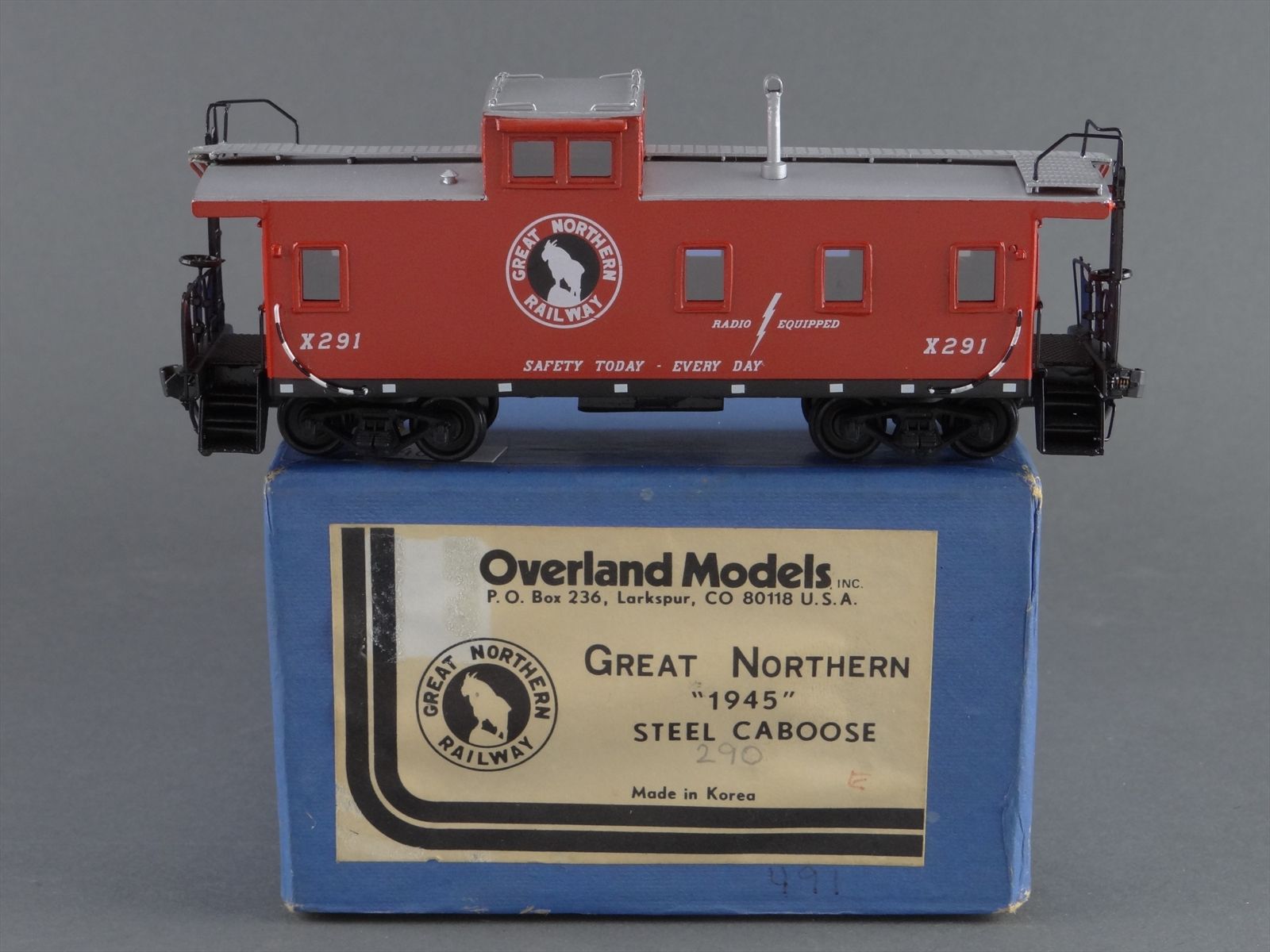 HO Brass Model Train - OMI 1107 Overland GN Great Northern Steel ...