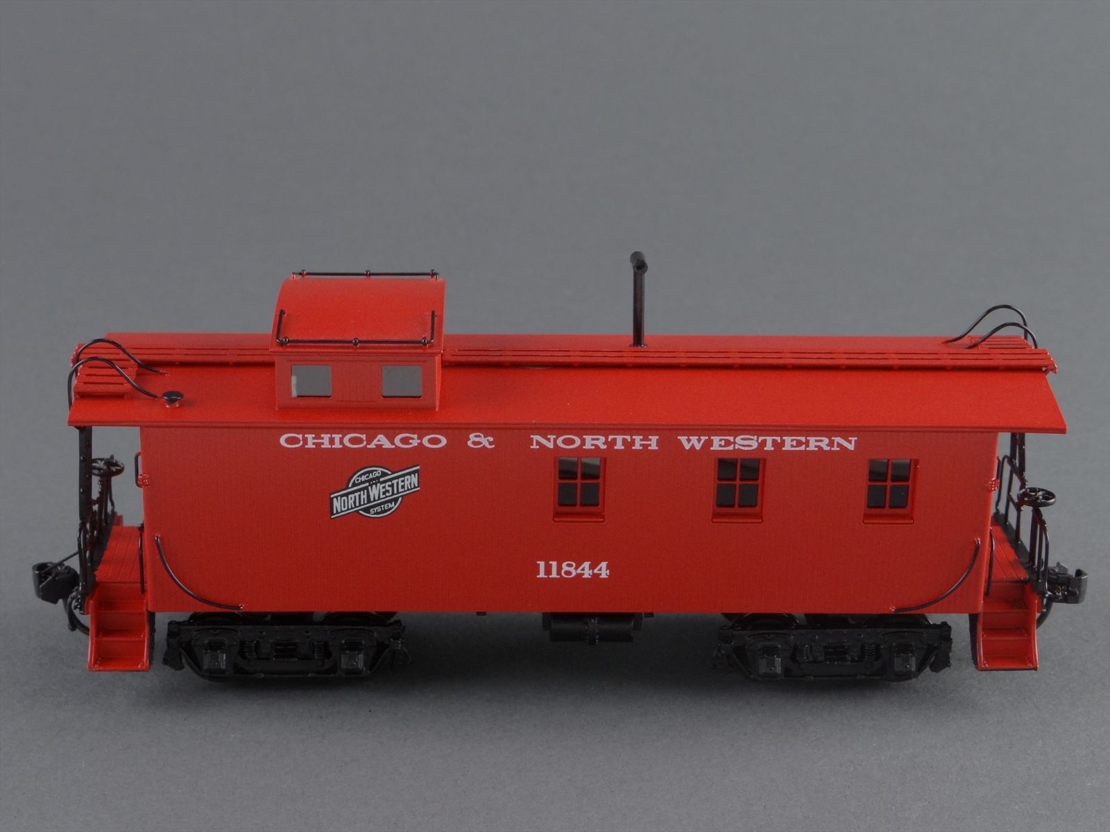 HO Brass Model Train - Division Point C&NW Standard Caboose #11486
