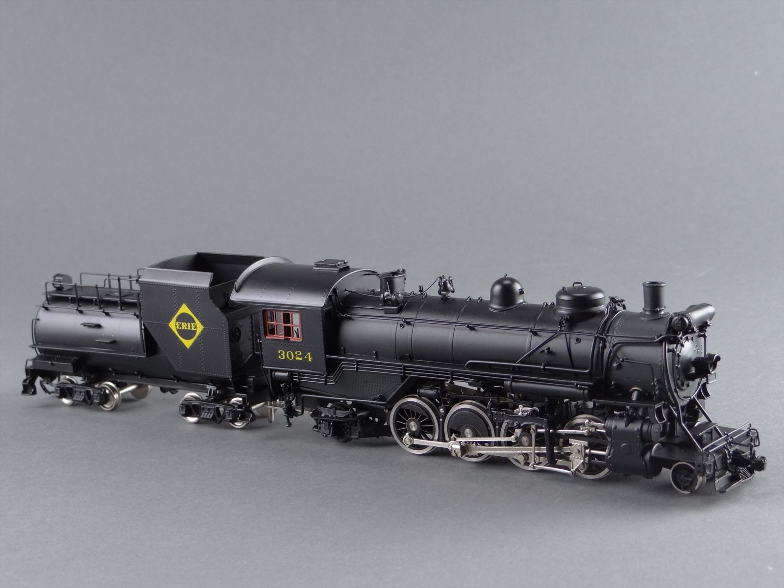 HO Brass Model Train - Nickel Plate Erie 2-8-2 N-1 Mikado Version 2 #3024
