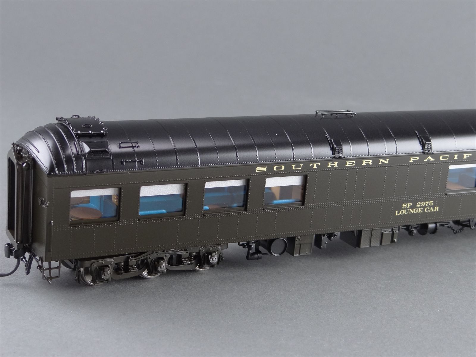 HO Brass Model Train - TCY 0915.1 Coach Yard SP Daylight Olive Lounge ...