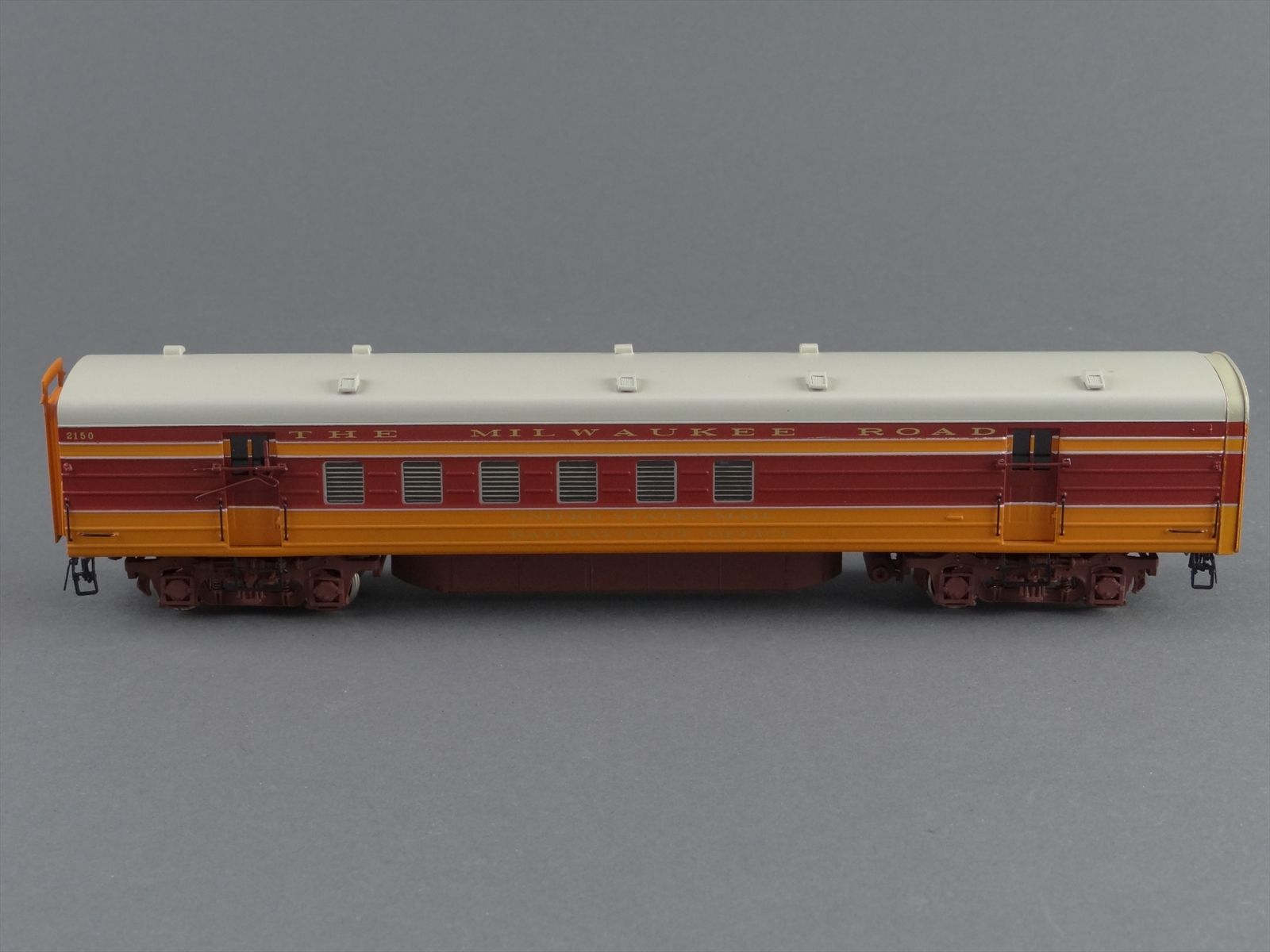 HO Brass Model Train - PSC 17196-7 Milwaukee 1939 Hiawatha 60' RPO Rail ...