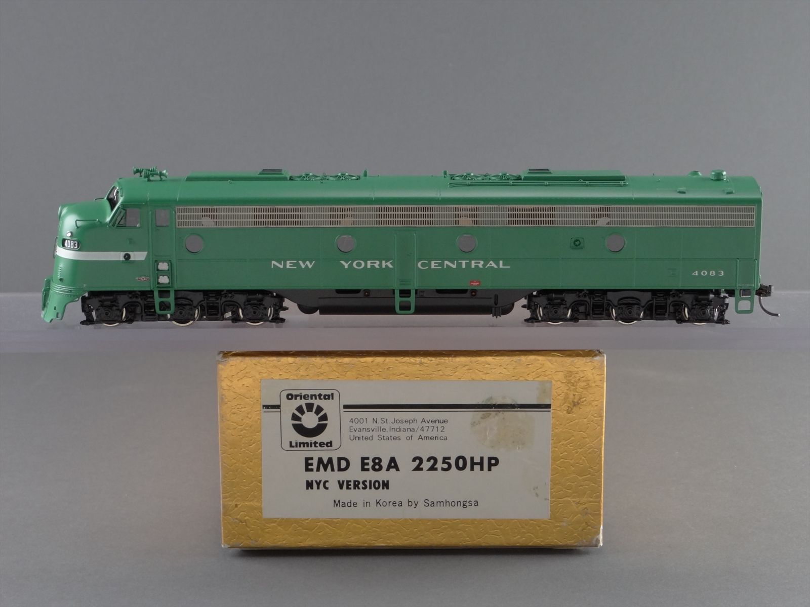 HO Brass Model Train - Oriental Limited NYC New York Central E8A Diesel ...