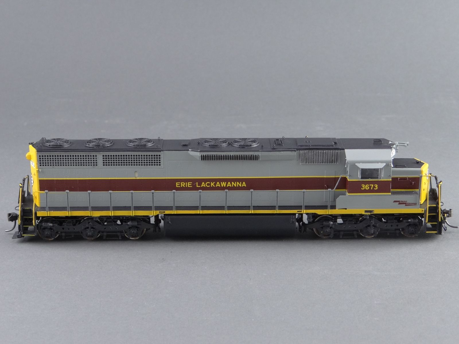 HO Brass Model Train - OMI #5778 Overland EL Erie-Lackawanna SD45-2 #3673 - CUSTOM
