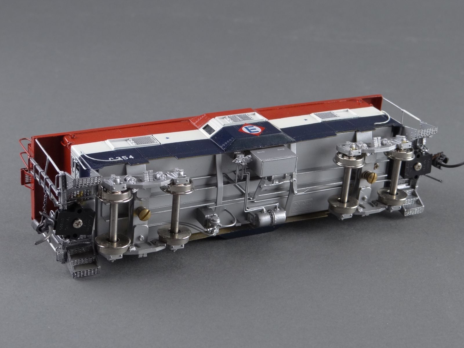 HO Brass Model Train - Overland 1258 EL Erie Lackawanna Bay Window ...