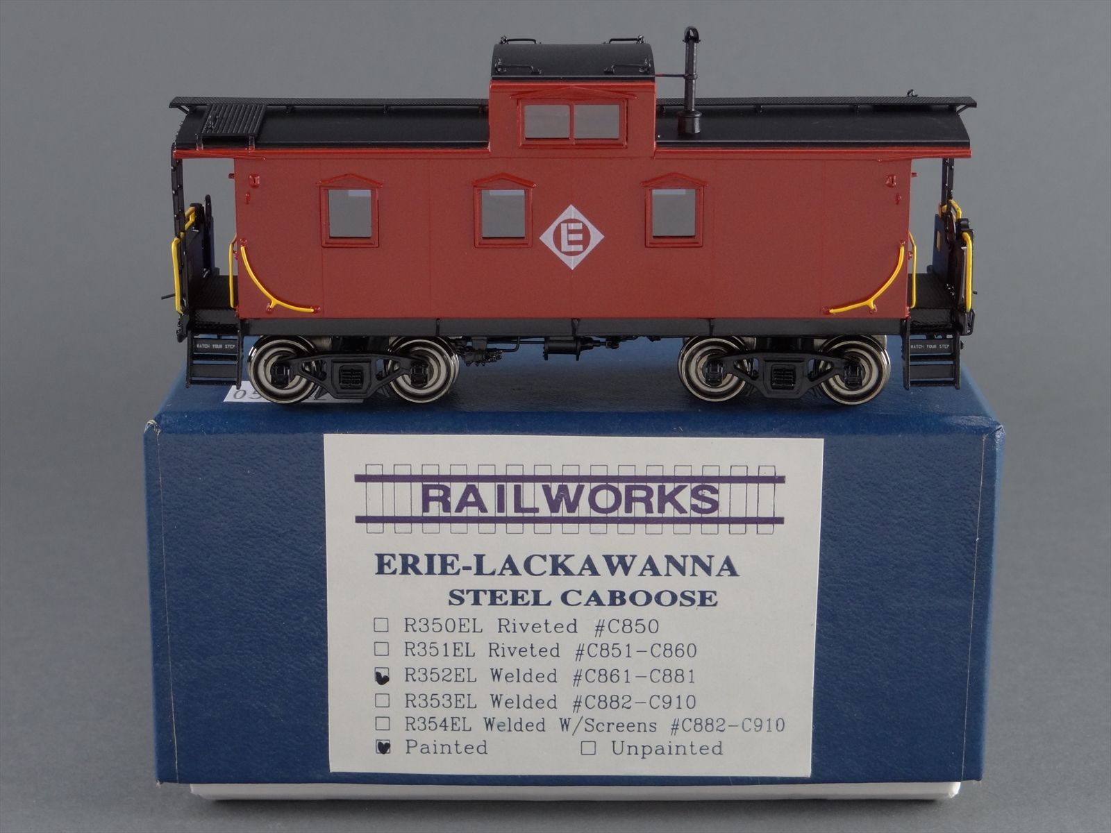 HO Brass Model Train - Railworks R352EL EL Erie Lackawanna Steel Welded ...