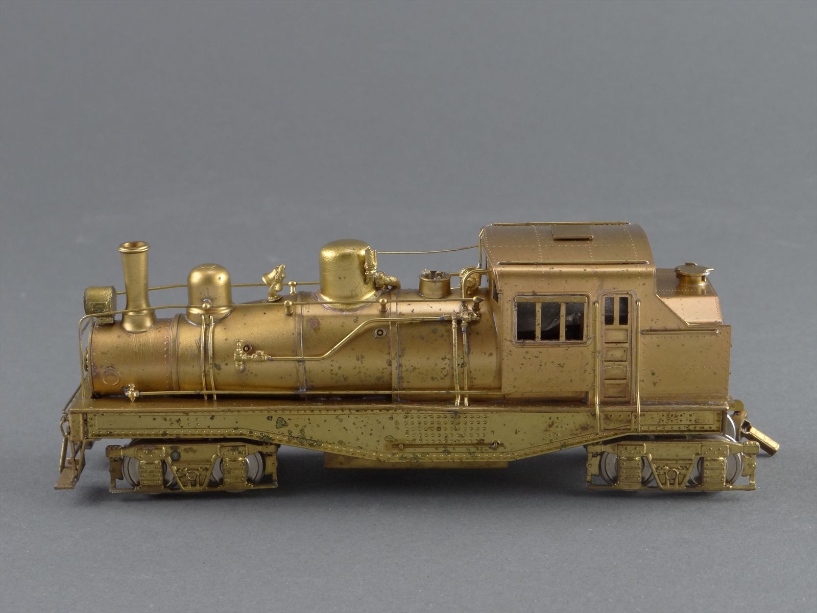 HO Brass Model Train - NWSL Willamette 3-Truck Geared Logging Shay