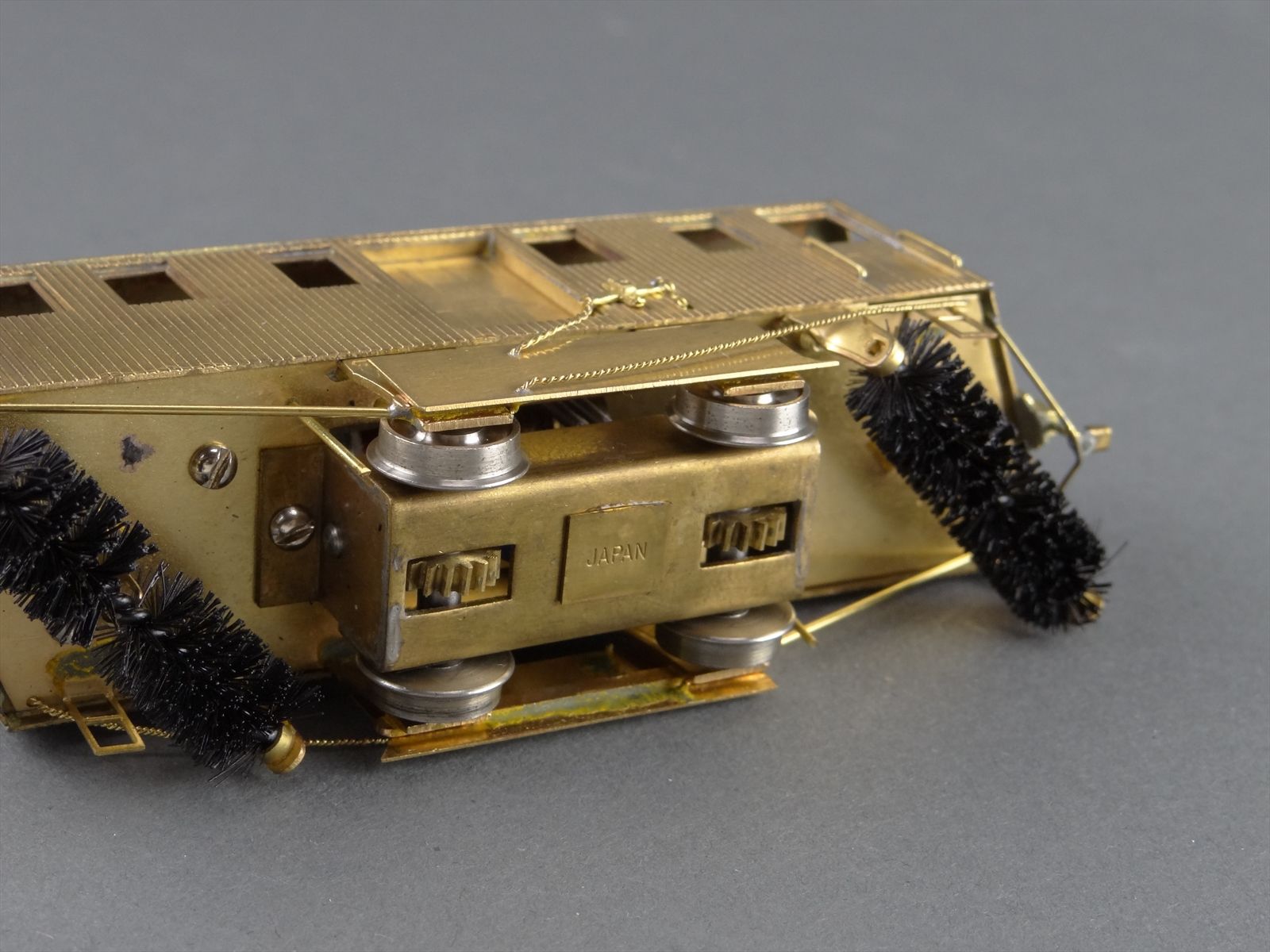 HO Brass Model Train - Fairfiled Models Snow Sweeper Trolley