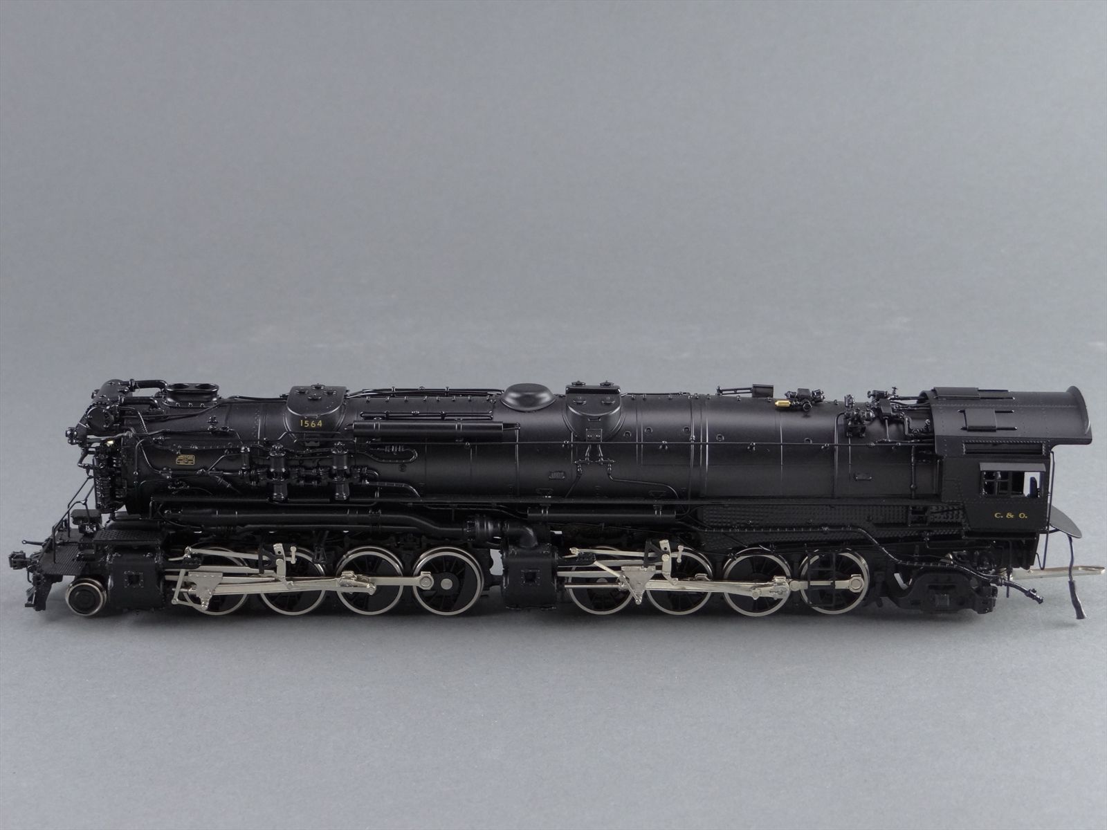 HO Brass Model Train - CIL 2063.1 Challenger C&O 2-8-8-2 H7 #1564 w ...