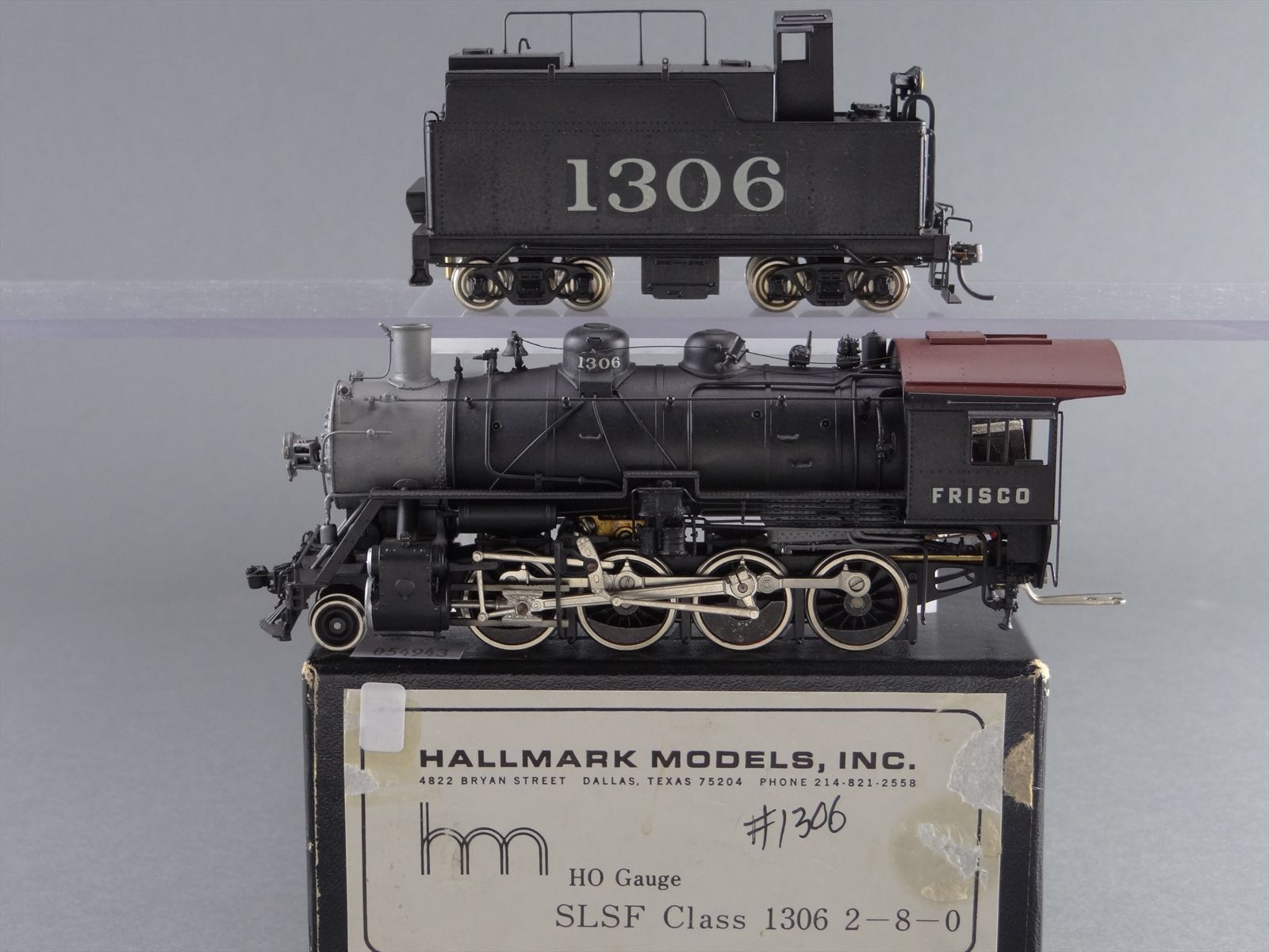HO Brass Model Train - Hallmark Models SLSF Frisco 2-8-0 Class 1306 ...