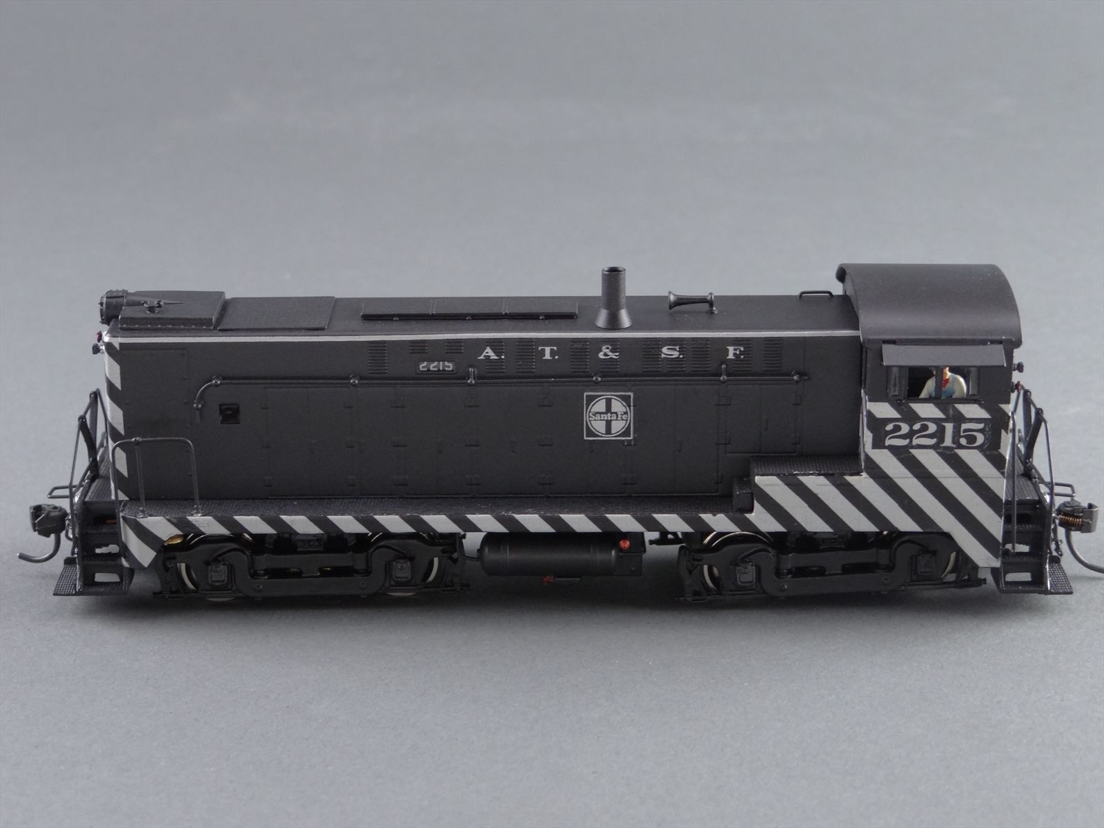 HO Brass Model Train - Hallmark ATSF Santa Fe DS 4-4-10 #2215 - Zebra ...