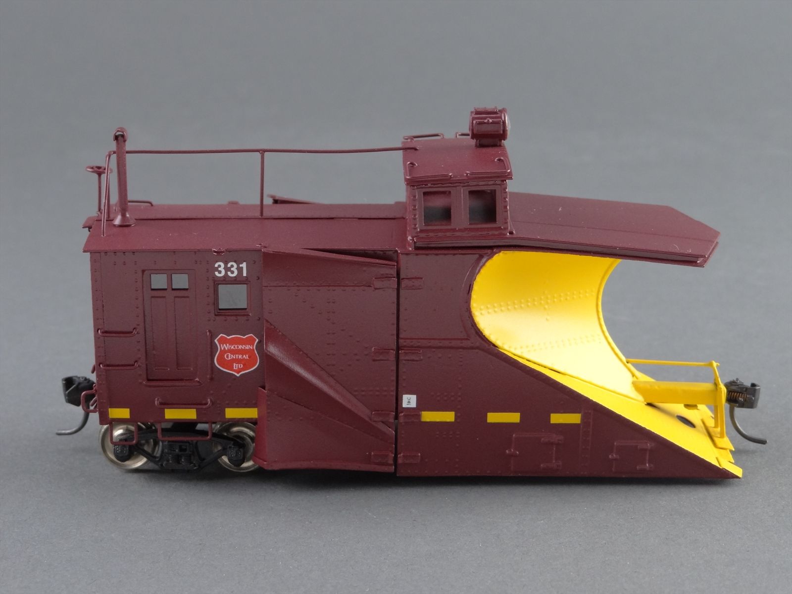 HO Brass Model Train - Custom Brass NJCB RS-637 All Steel Snow Plow ...