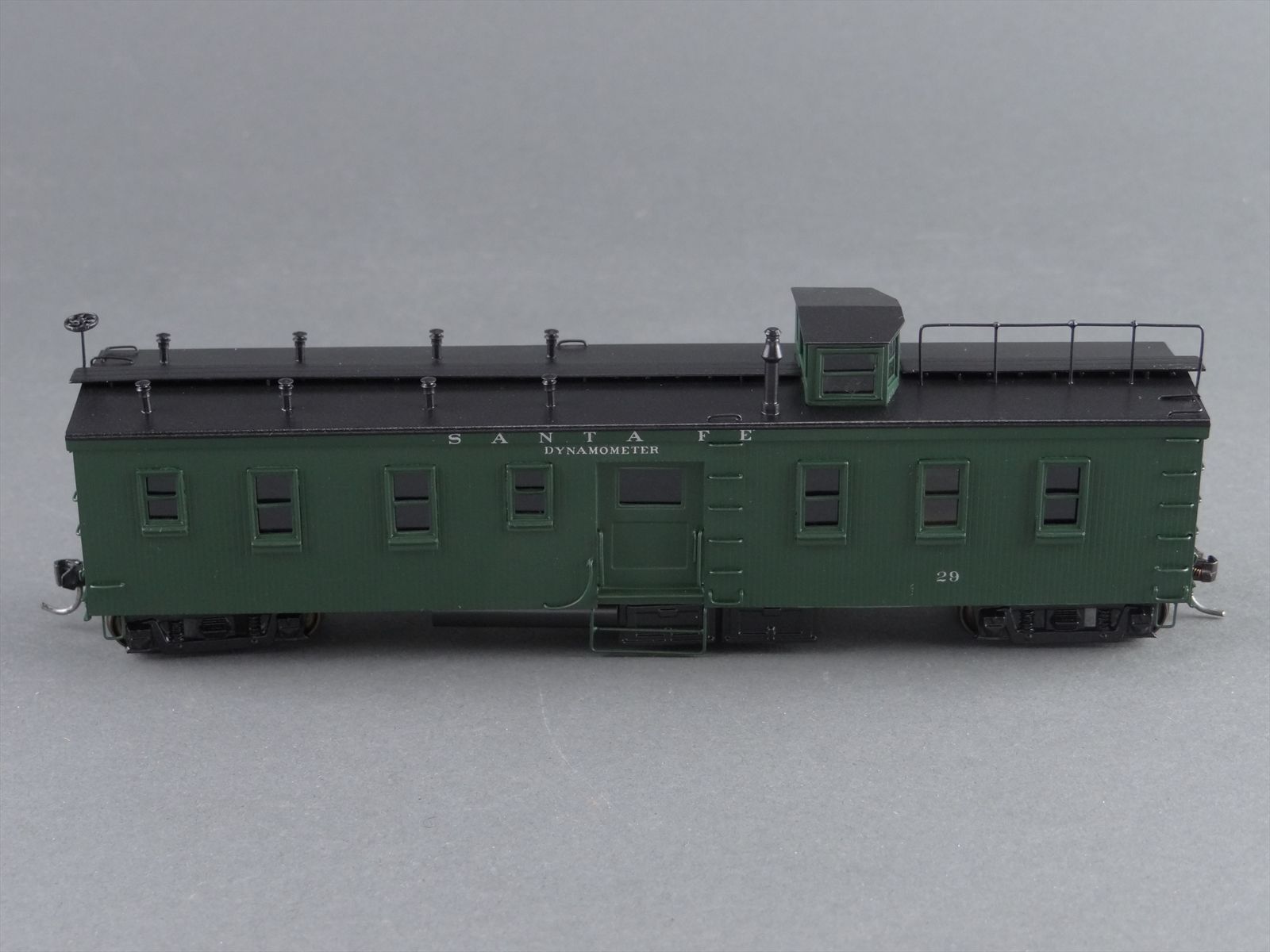 HO Brass Model Train - Hallmark AT&SF Santa Fe Dynamometer Car #29 - CUSTOM