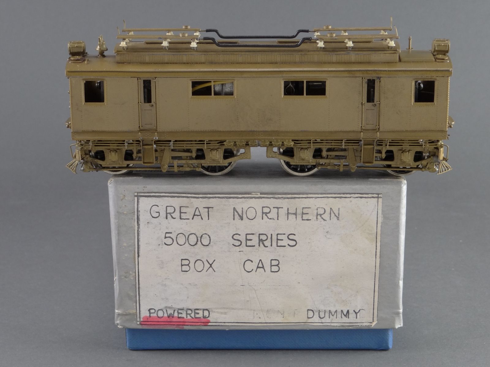 HO NJCB Custom Brass EL-304 GN Cascade Tunnel Electric Box Cab