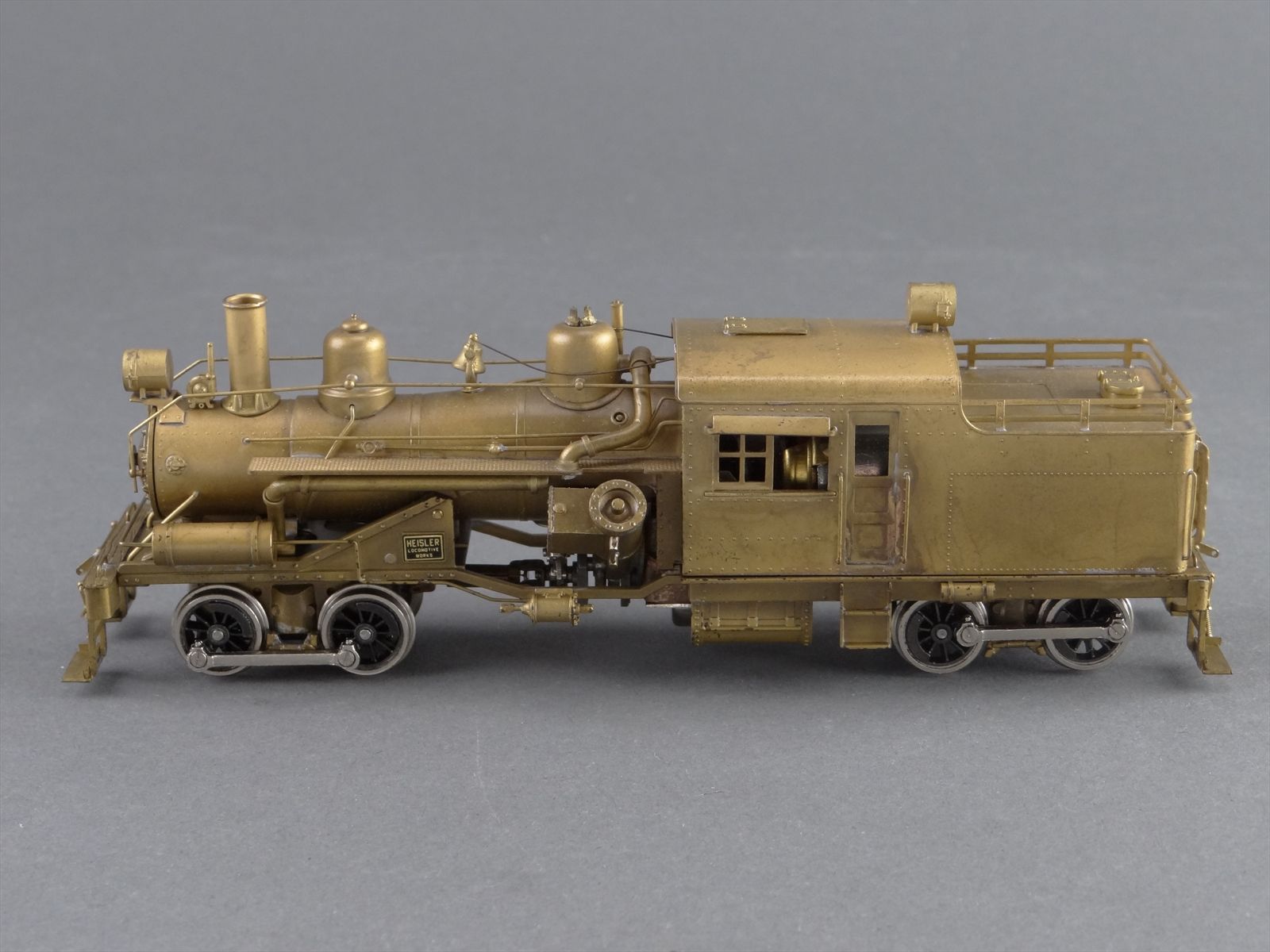 HO Brass Model Train - PFM United 2-Truck Logging Heisler Geared Engine