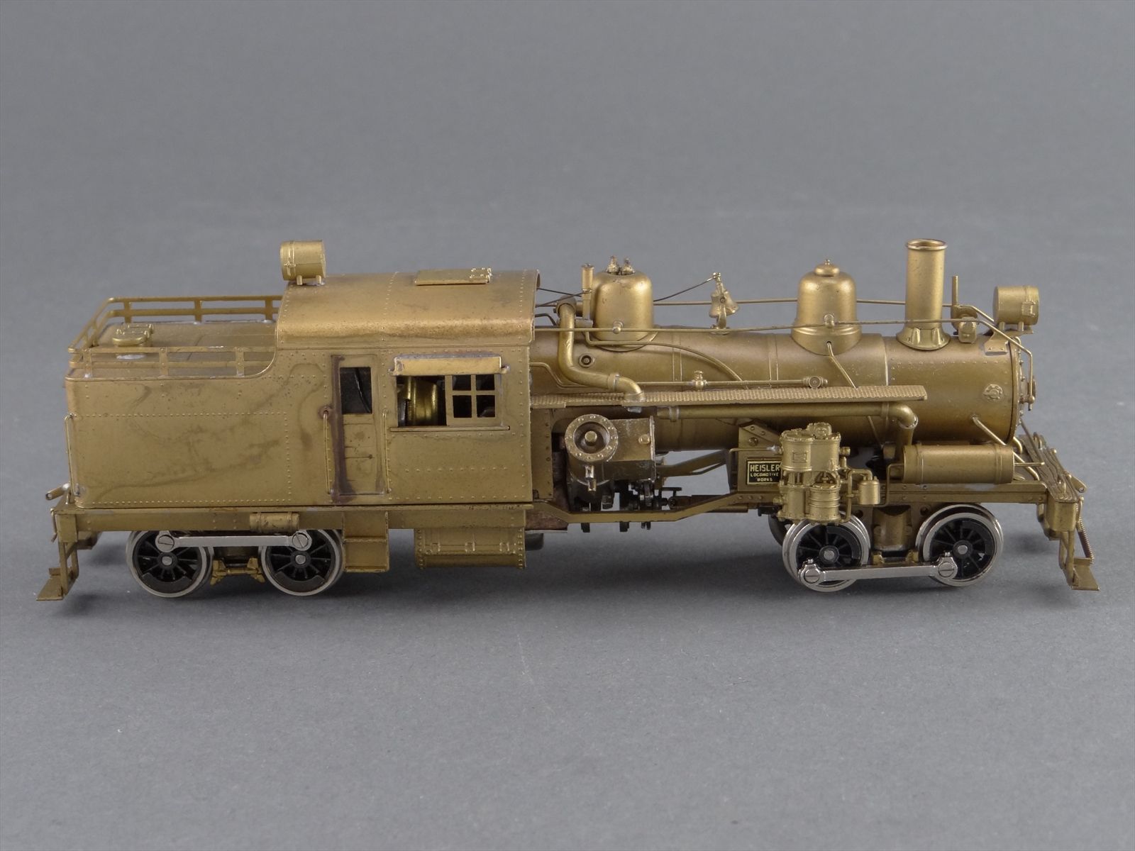 HO Brass Model Train - PFM United 2-Truck Logging Heisler Geared Engine