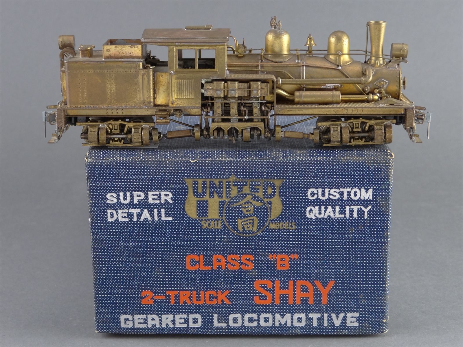 HO Brass Model Train - PFM United 2-Truck B-2 Class B Logging Shay ...
