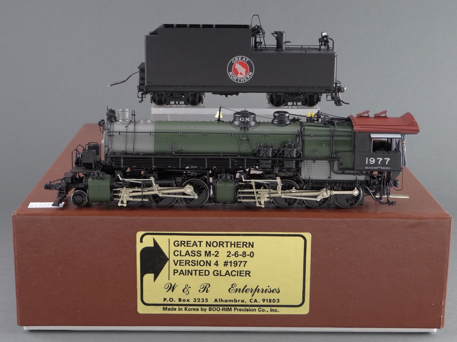 HO Brass Model Train - W&R GN Great Northern M-2 2-6-8-0 Version 4 ...