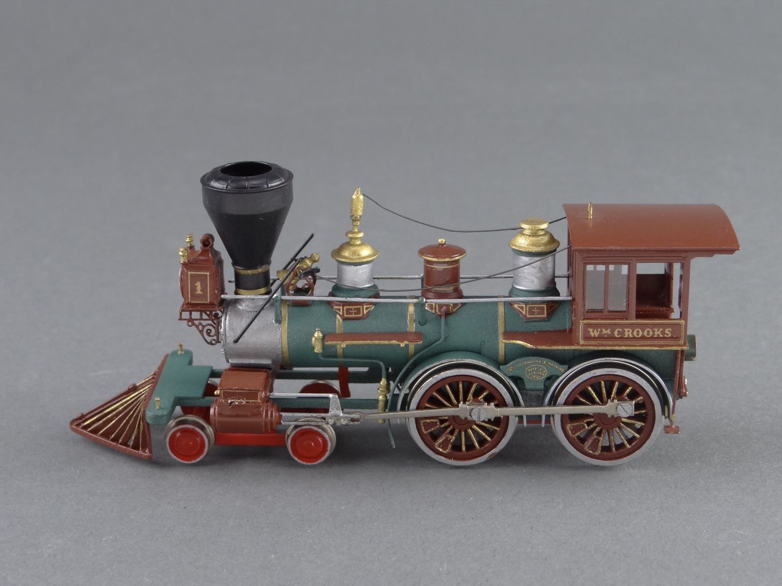 HO Brass Model Train - Gem WM Crooks 4-4-0 St Paul & Pacific - Custom