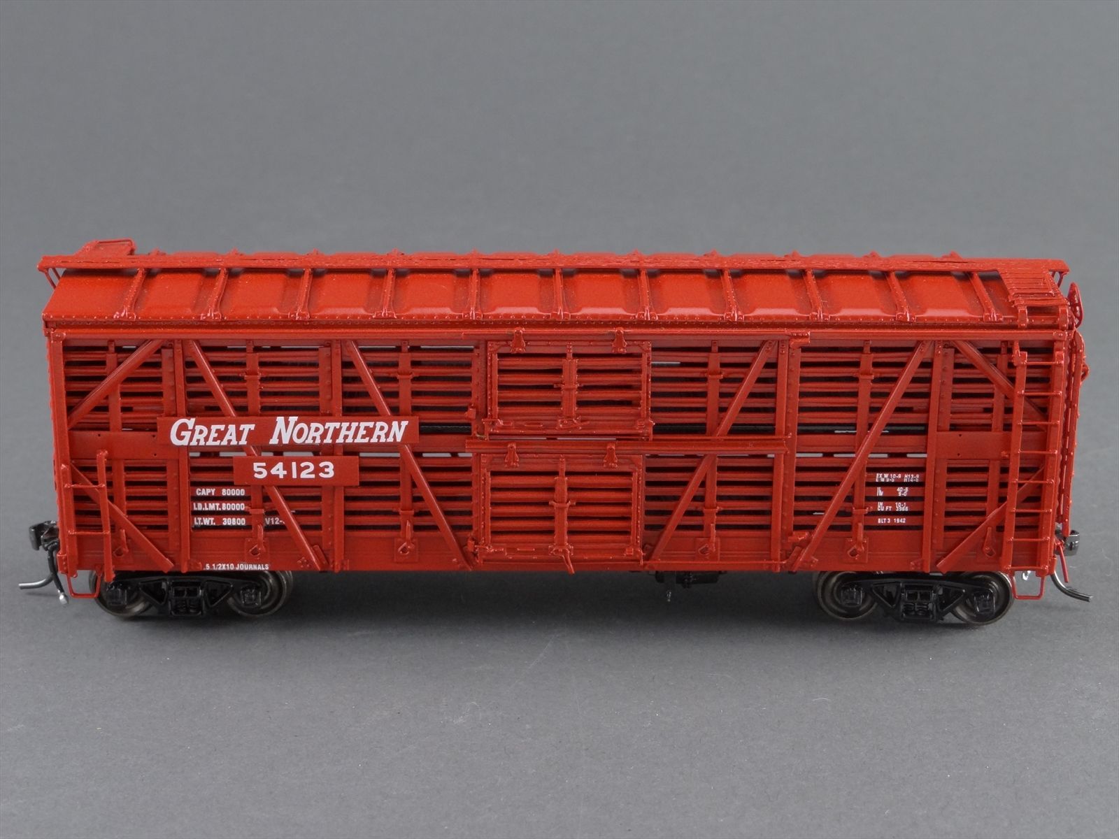 HO Brass Model Train - OMI 3473.1 GN Great Northern Double Deck Stock ...