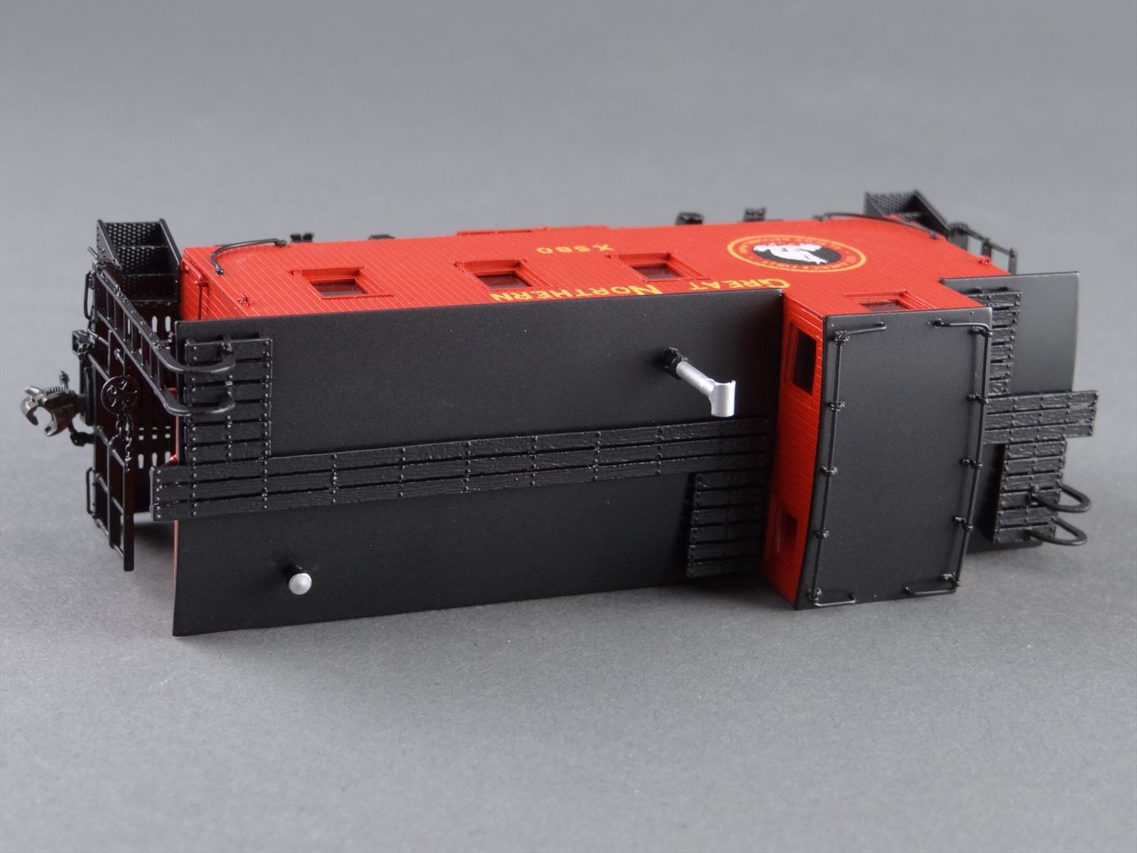 HO Brass Model Train - CIL 2229.1 GN Great Northern 25' Wood Caboose # ...