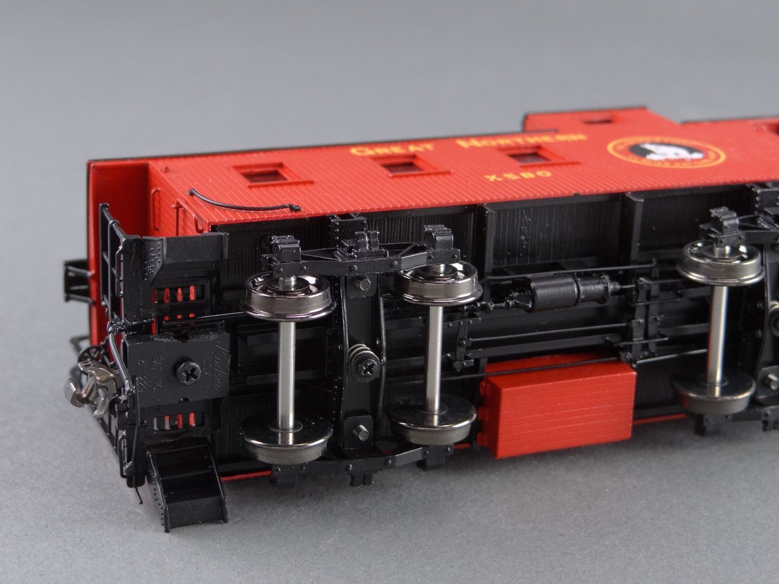 HO Brass Model Train - CIL 2229.1 GN Great Northern 25' Wood Caboose # ...