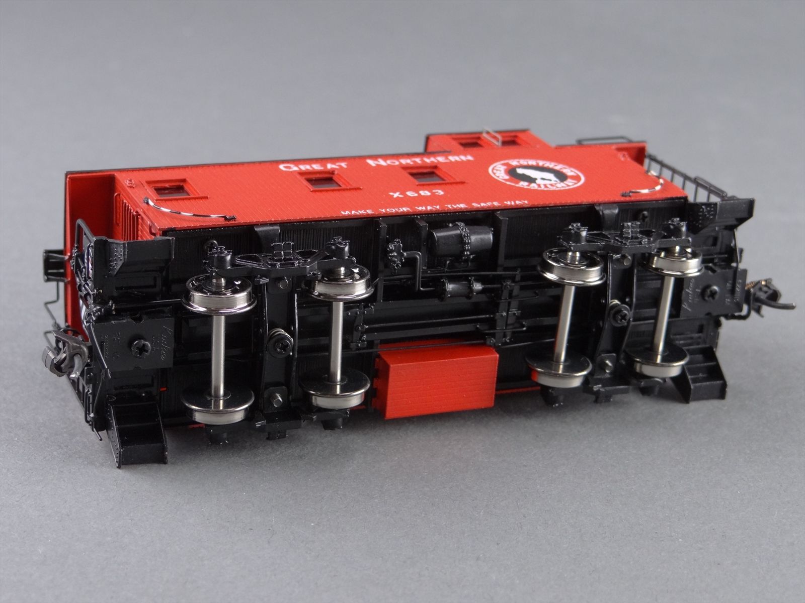 HO Brass Model Train - CIL 2236.1 GN Great Northern 25' Wood Caboose # ...