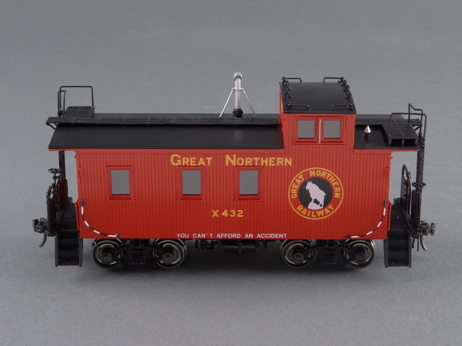 HO Brass Model Train - CIL 2244.1 GN Great Northern 25' Wood Caboose # ...