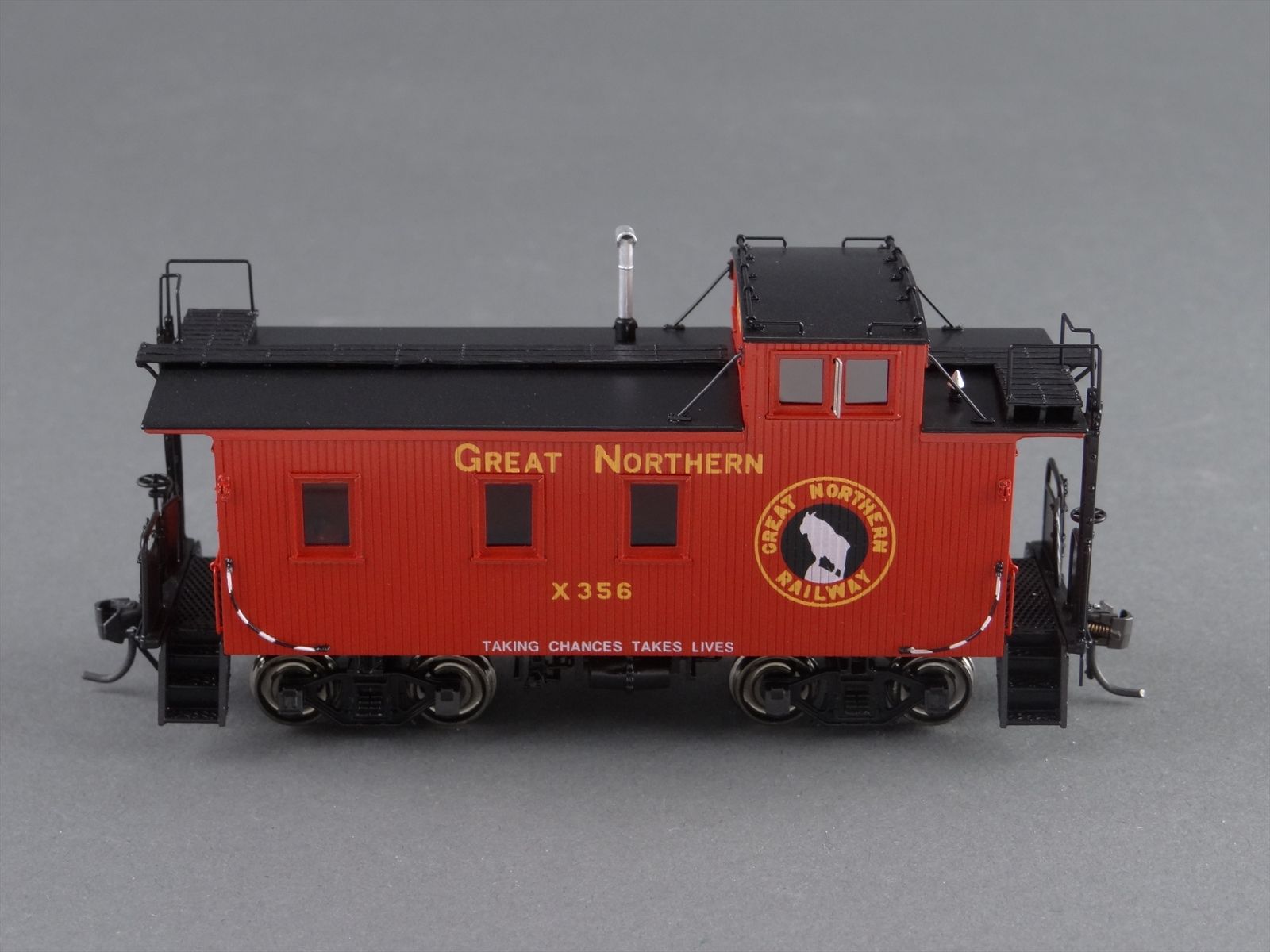 HO Brass Model Train - CIL 2245.1 GN Great Northern 25' Wood Caboose # ...