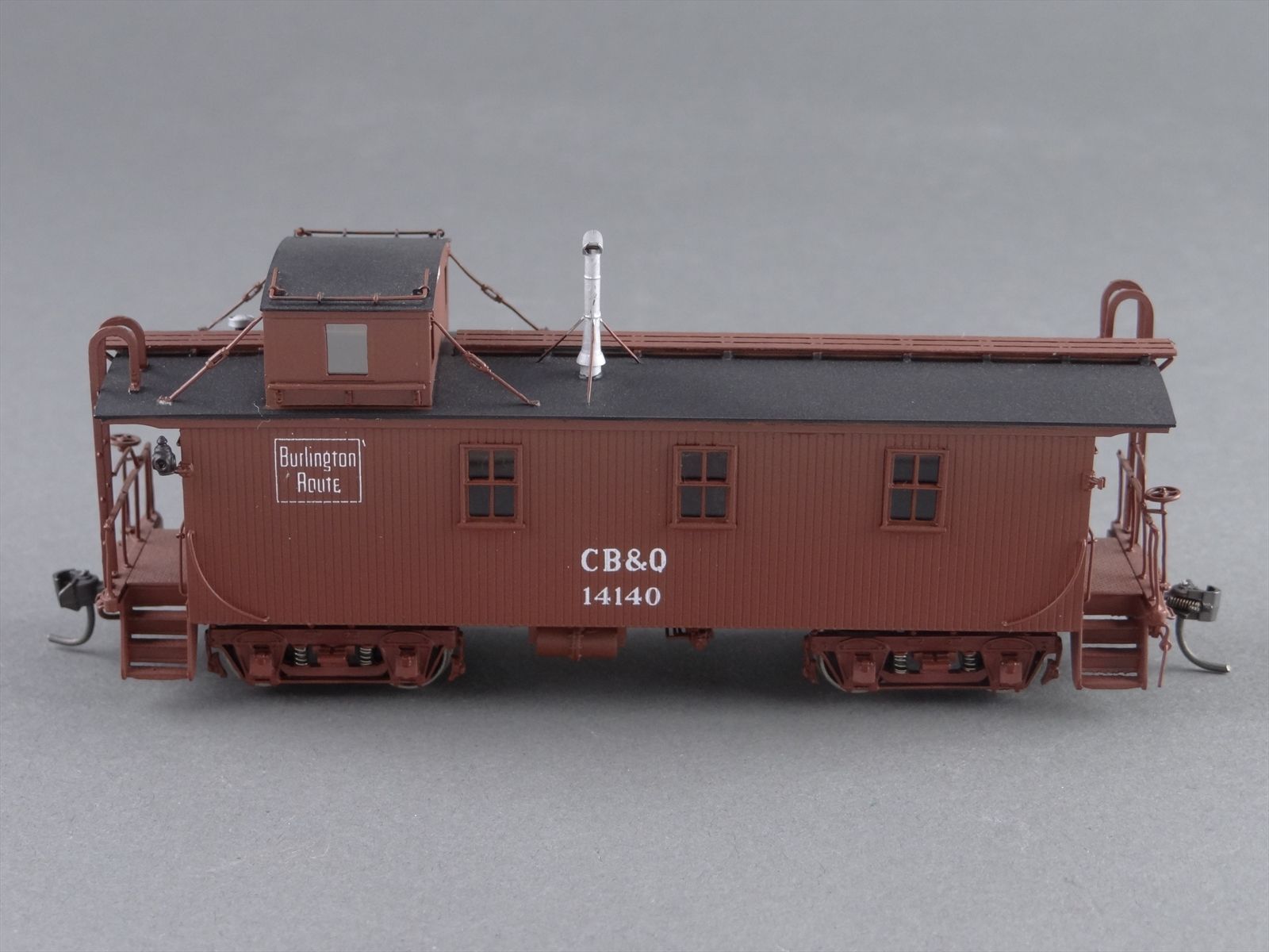 HO Brass Model Train - CIL 2212.1 CB&Q Burlington NE-1 30' Wood Waycar Caboose #14140