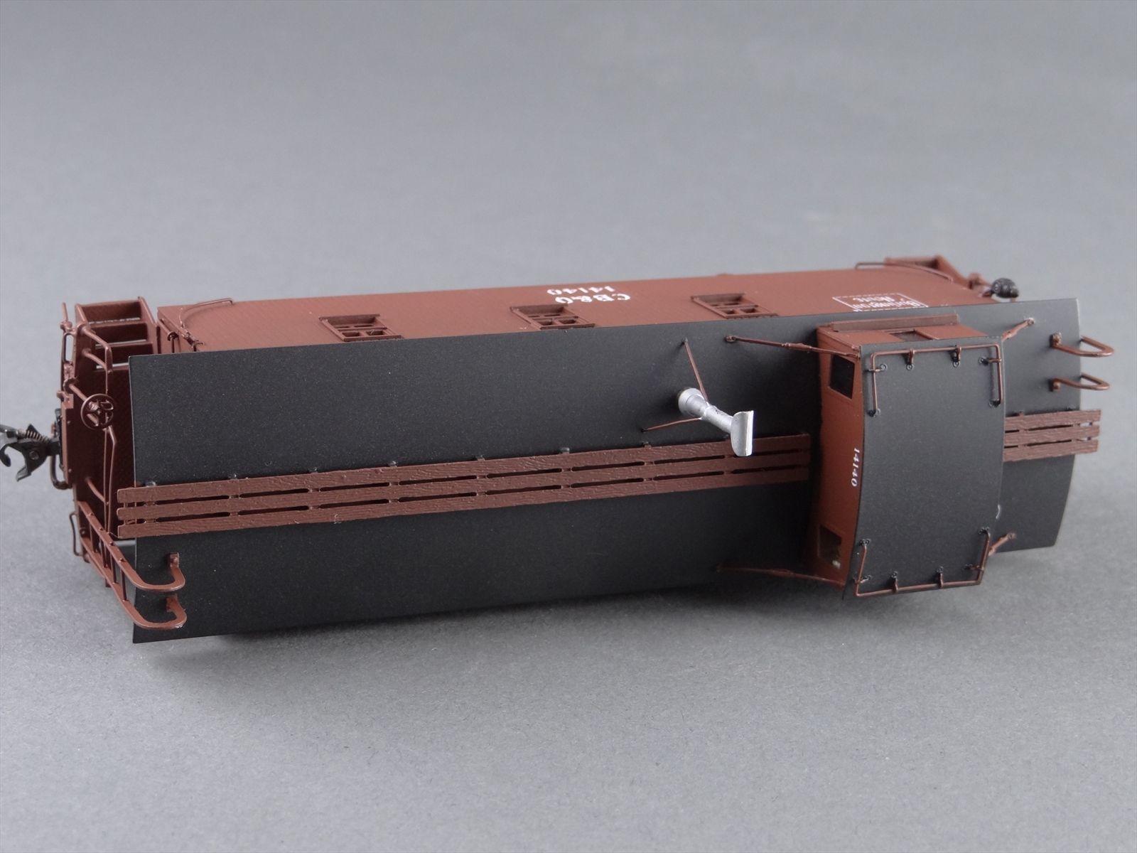 HO Brass Model Train - CIL 2212.1 CB&Q Burlington NE-1 30' Wood Waycar ...