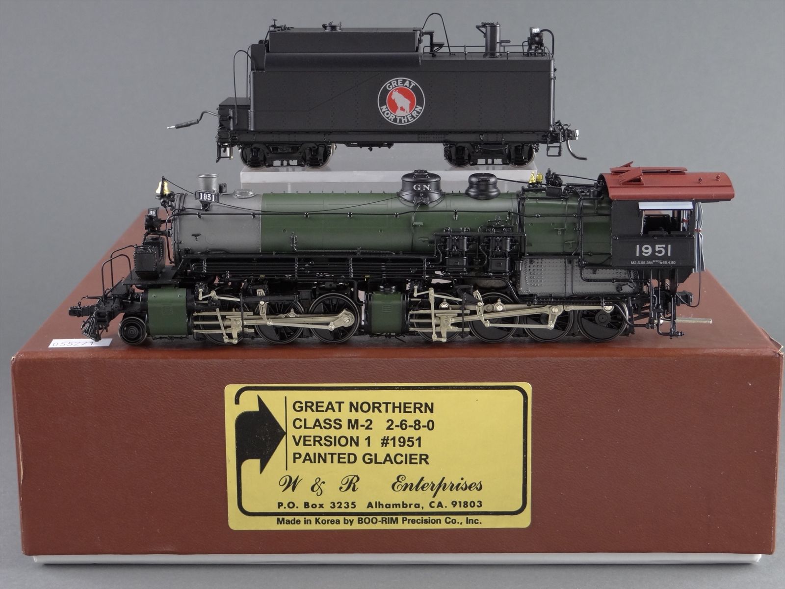 HO Brass Model Train - W&R GN Great Northern M-2 2-6-8-0 Version 1 ...