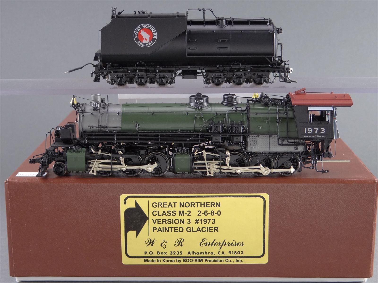 HO Brass Model Train - W&R GN Great Northern M-2 2-6-8-0 Version 3 ...