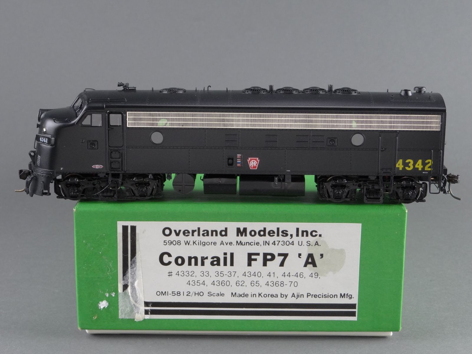 HO Brass Model Train - OMI PRR Pennsylvania FP7 A-Unit Diesel #4342 ...