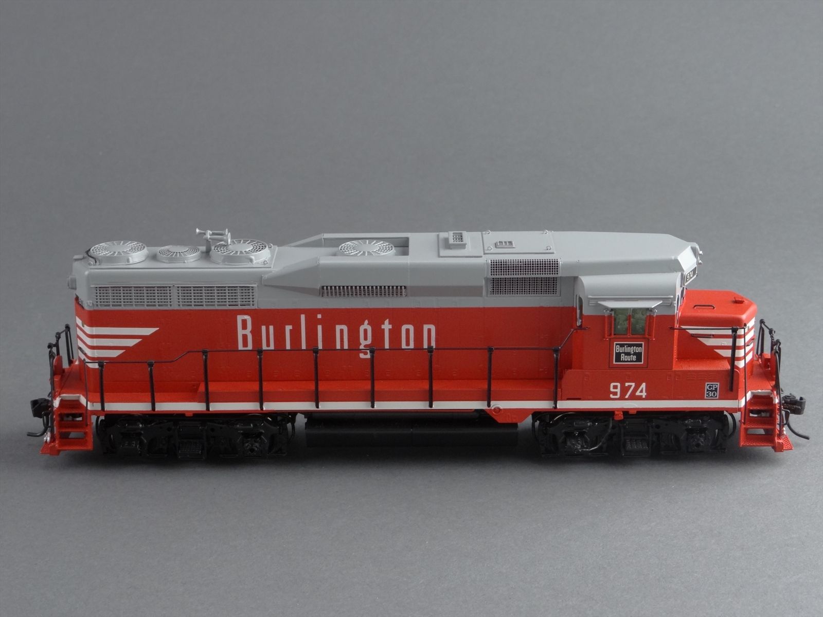 HO Brass Model Train - CIL 2156.1 CB&Q Burlington EMD GP-30 Phase 2 ...