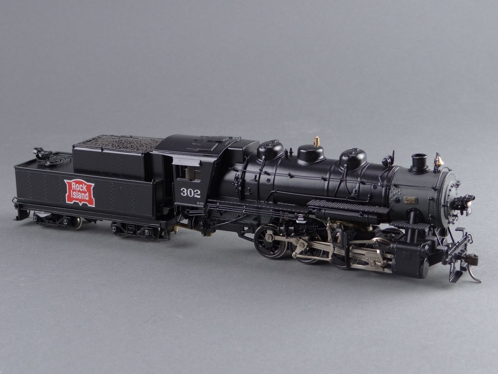 HO Brass Model Train - PFM Tenshodo 144 RI Rock Island 0-8-0 S-53 #302 ...