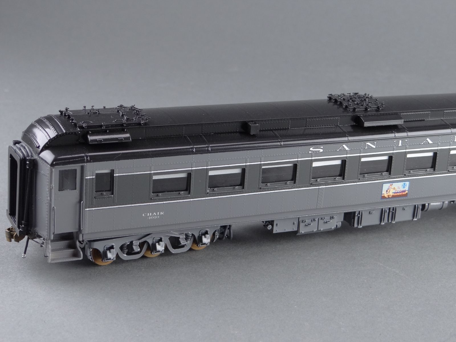 HO Scale Pecos River Brass 2808G ATSF Santa Fe The Scout Chair Car ...