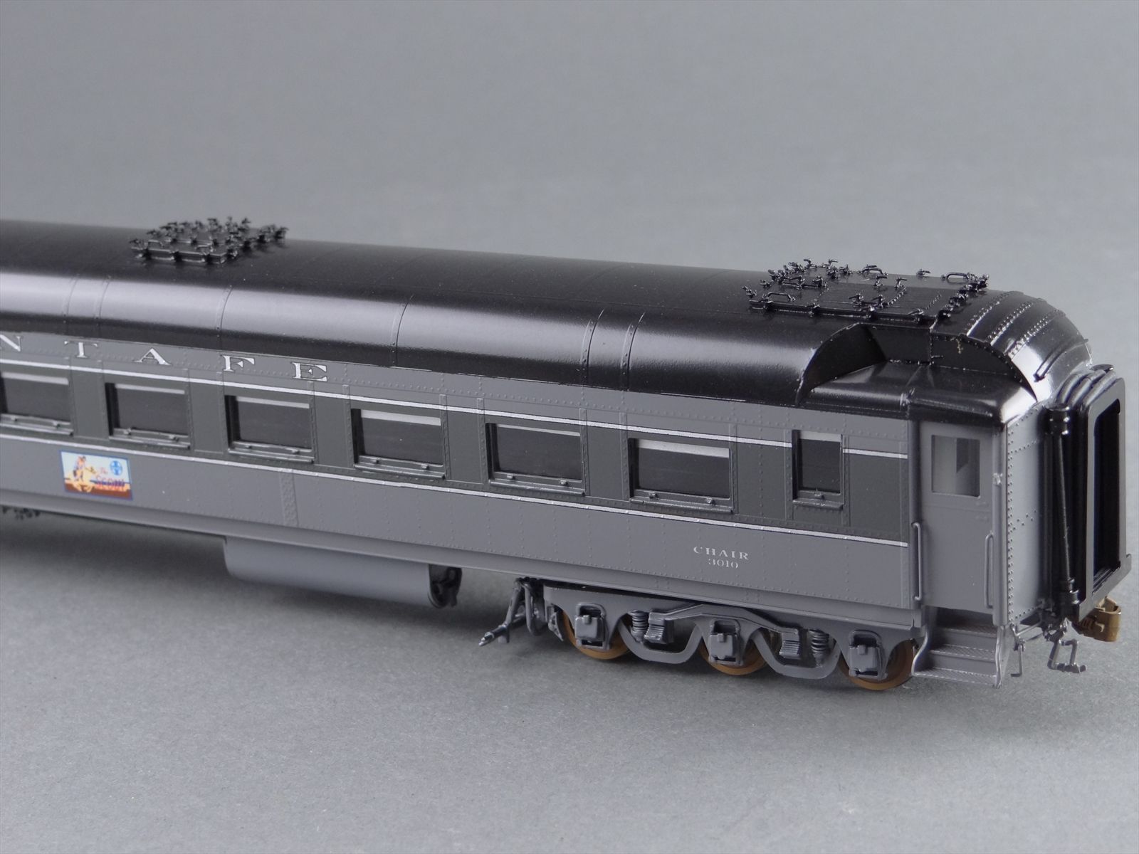 HO Scale Pecos River Brass 2808G ATSF Santa Fe The Scout Chair Car ...