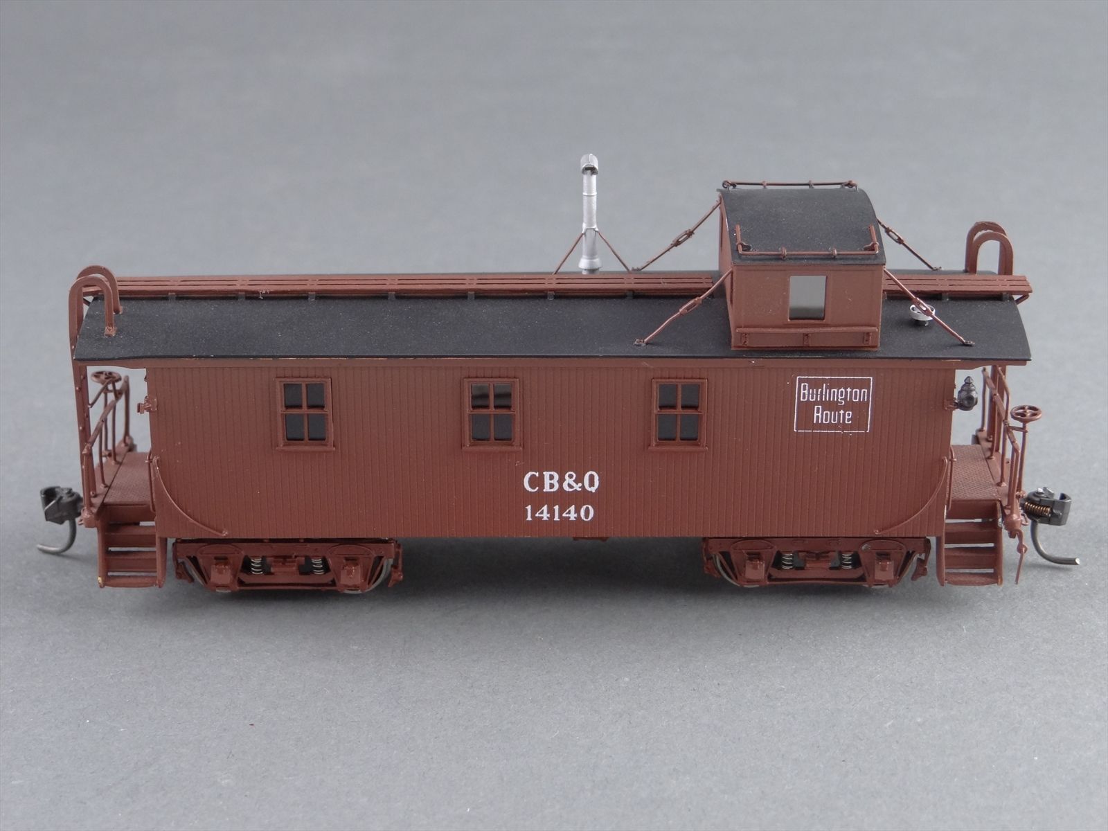 HO Brass Model Train - CIL 2212.1 CB&Q Burlington NE-1 30' Wood Waycar Caboose #14140