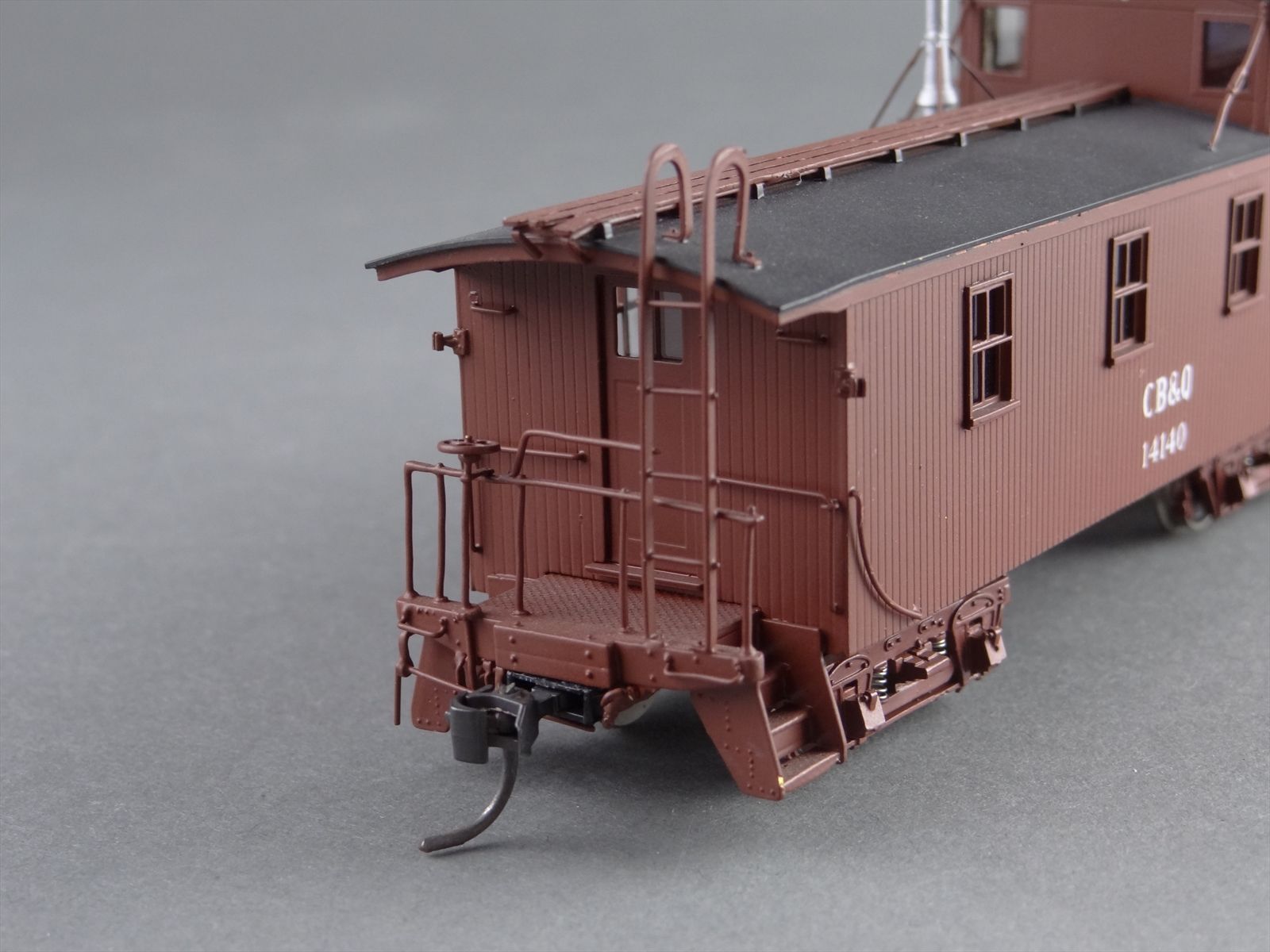 HO Brass Model Train - CIL 2212.1 CB&Q Burlington NE-1 30' Wood Waycar Caboose #14140