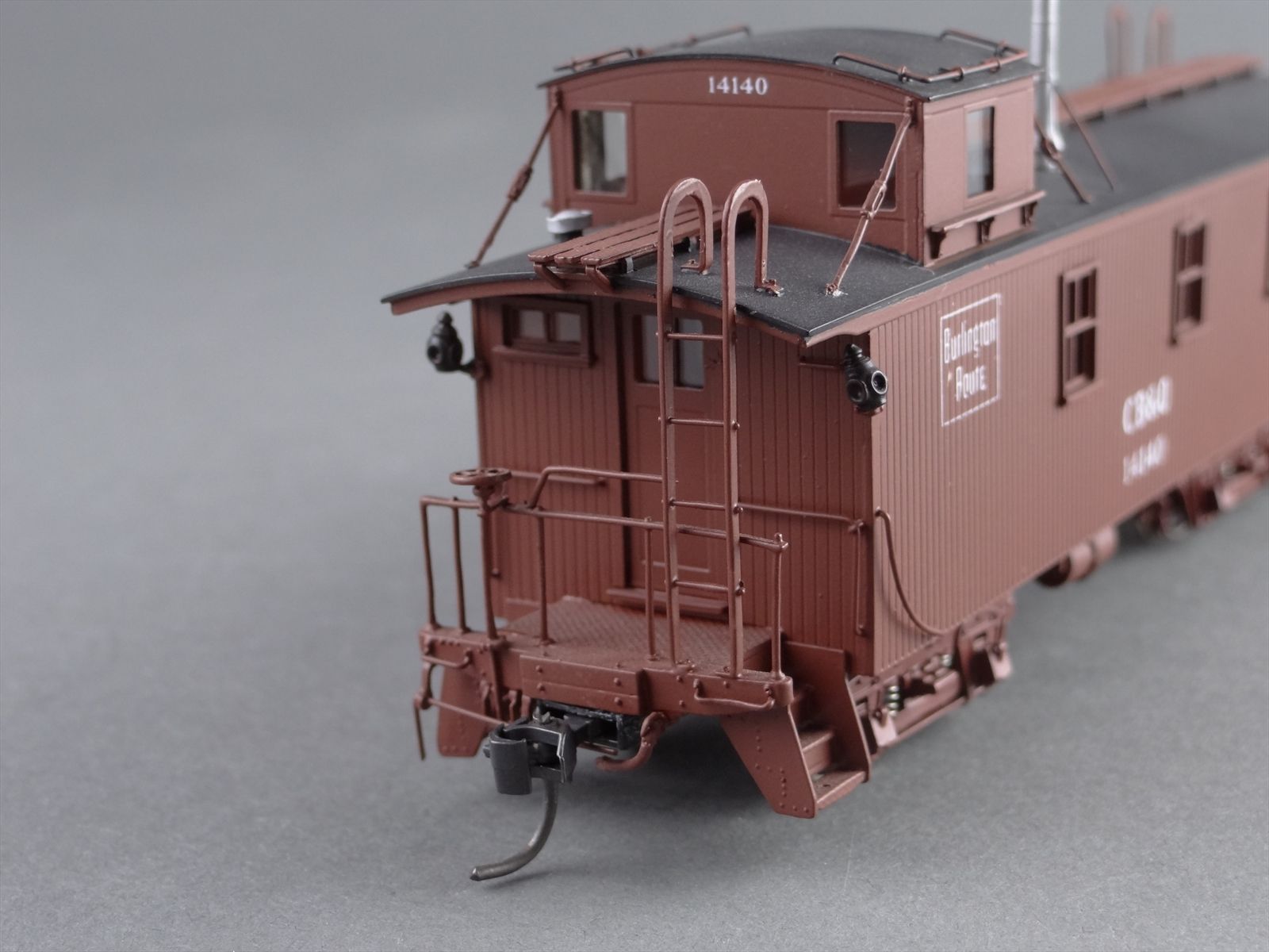 HO Brass Model Train - CIL 2212.1 CB&Q Burlington NE-1 30' Wood Waycar Caboose #14140