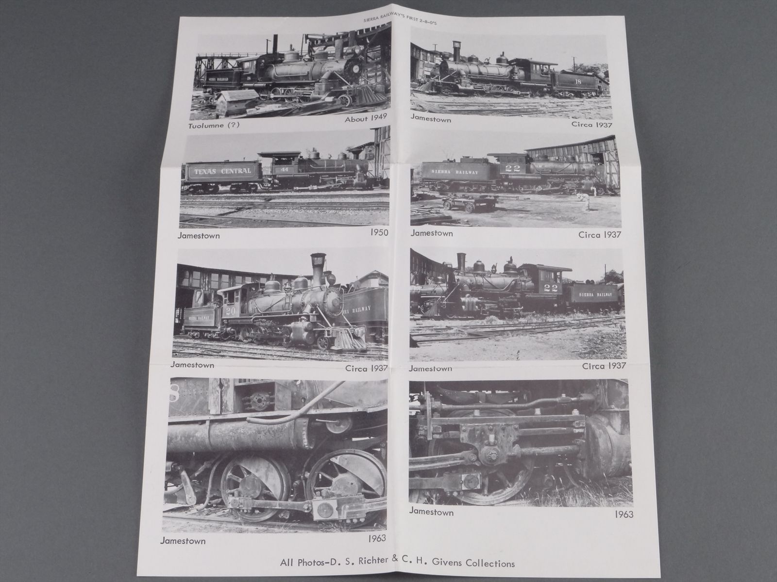 HO Brass Model Train - NWSL Sierra Railway 2-8-0 #18 - Custom Painted