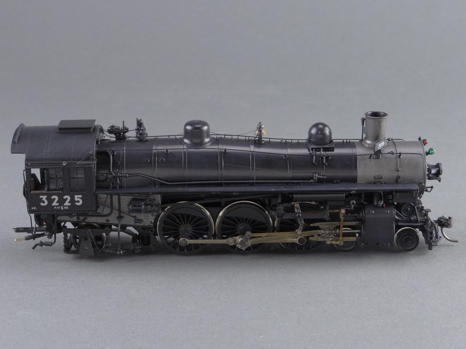 HO Brass Model Train - OMI 1481 UP Union Pacific 4-6-2 P77 #3225 w/ 6 ...