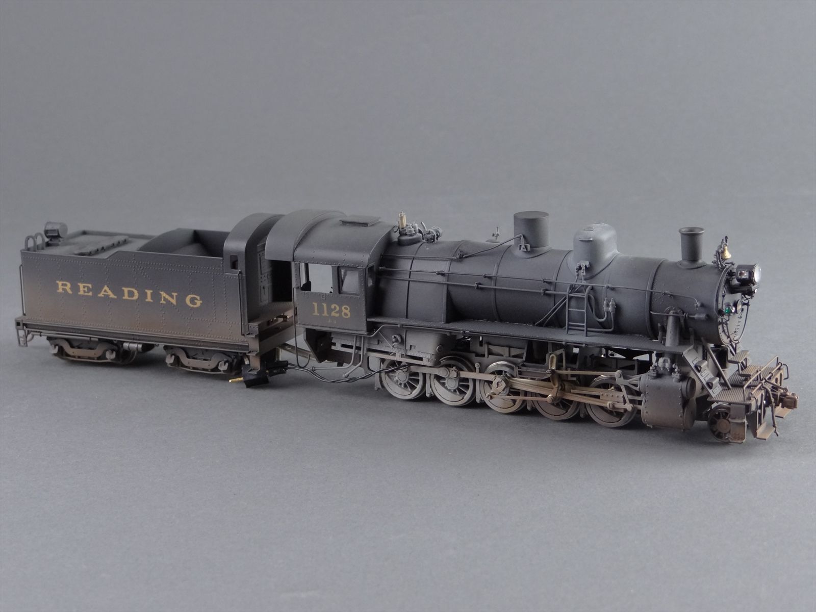 HO Brass Model Train - Custom Brass Reading J-1 2-10-0 #1128 - Custom ...