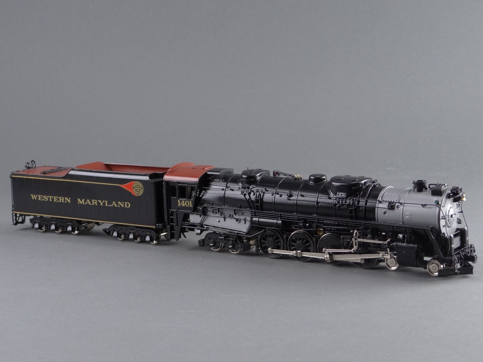 HO Brass Model Train - PFM SKI WM Western Maryland 4-8-4 Potomac #1401 ...