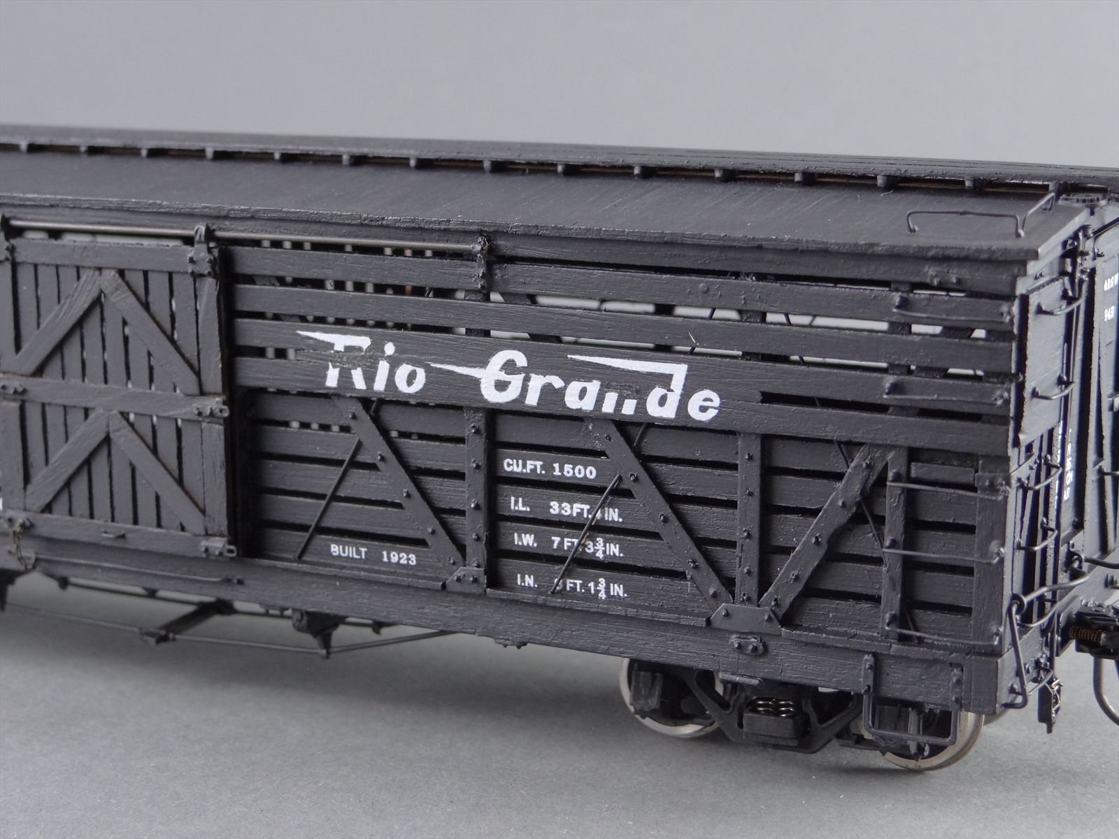 On3 PSC Real Wood Series - RWS-001 D&RGW Rio Grande 34' Stock Car #5949