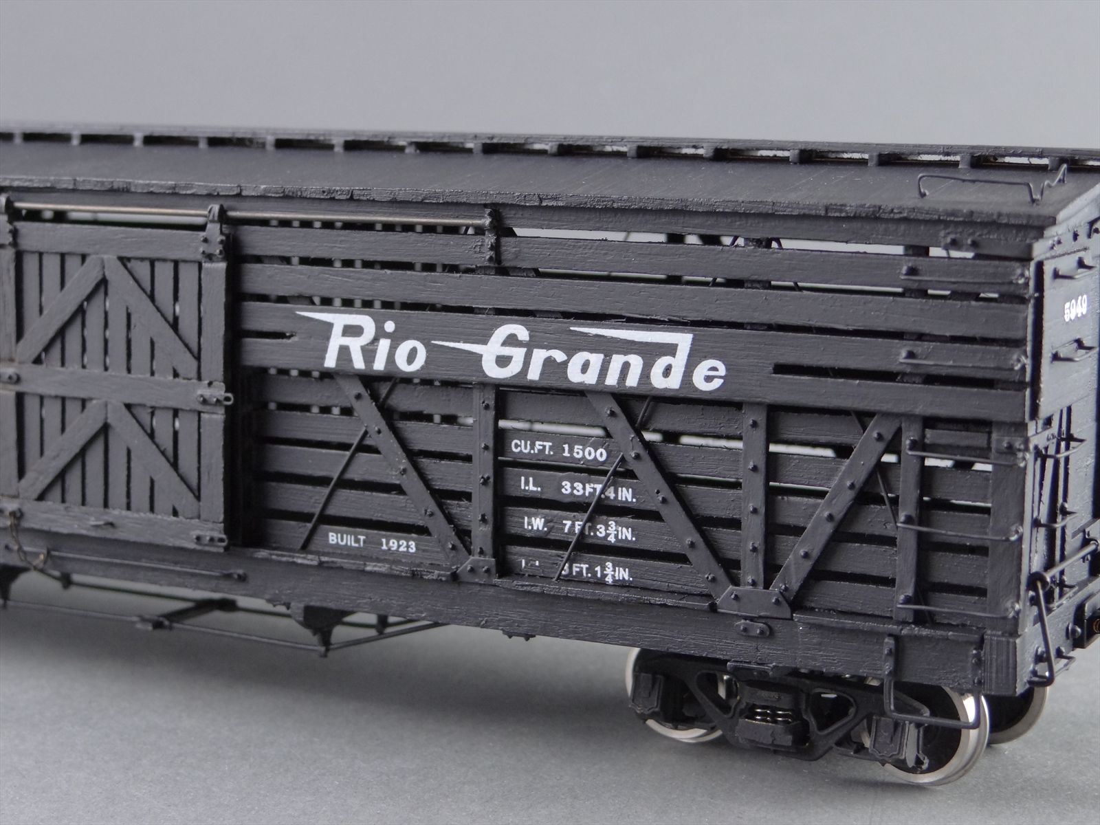 On3 PSC Real Wood Series - RWS-001 D&RGW Rio Grande 34' Stock Car #5949