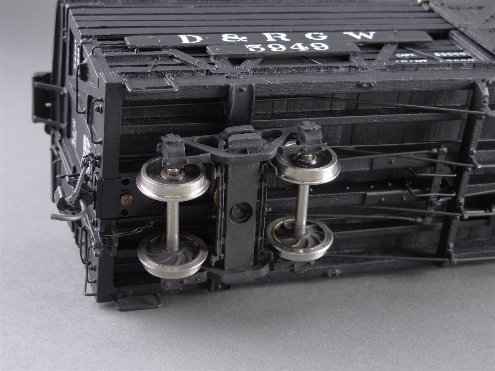 On3 PSC Real Wood Series - RWS-001 D&RGW Rio Grande 34' Stock Car #5949