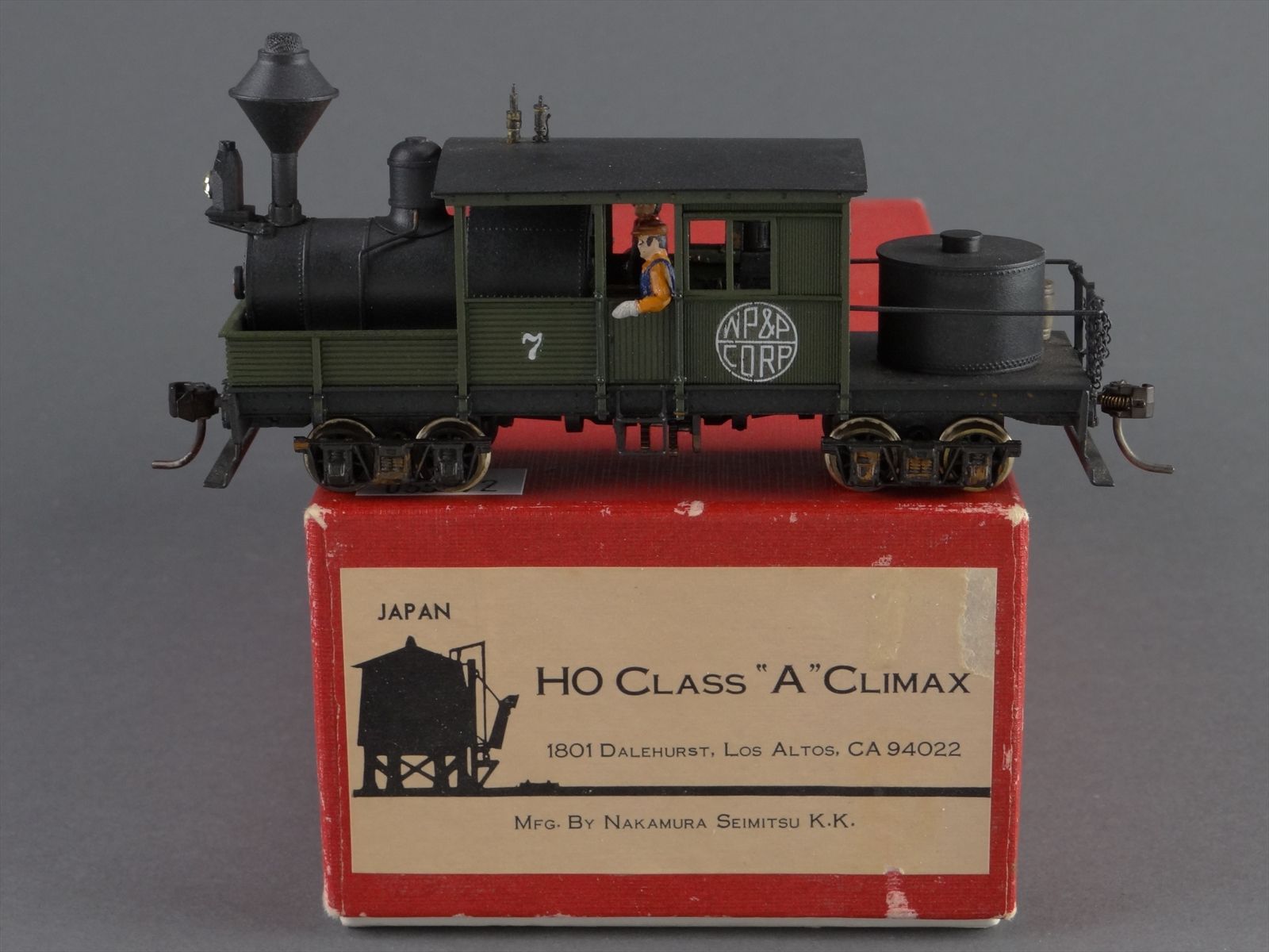 HO Brass Model Train - WMC Westside Climax Class A - Horizontal Boiler ...